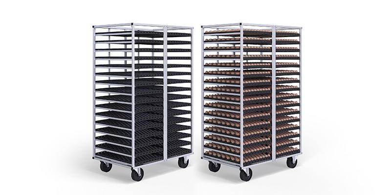 Farm trolley | Egg handling | Royal Pas Reform Integrated hatchery ...